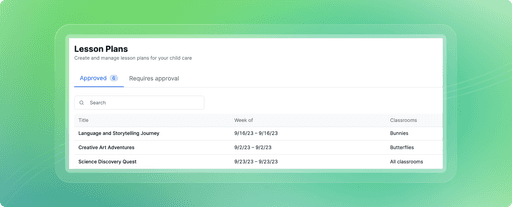 Modern Child Care Management Software & App | Playground