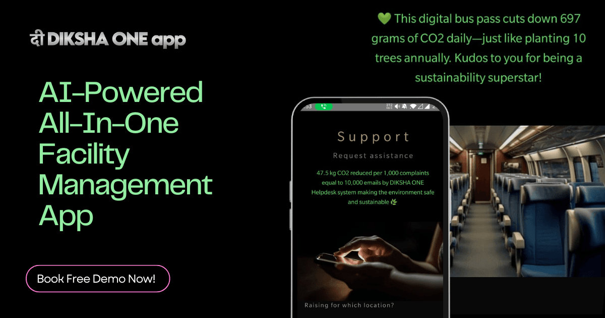 DIKSHA ONE – Top AI-Powered Facility Management App | AI app facility ...