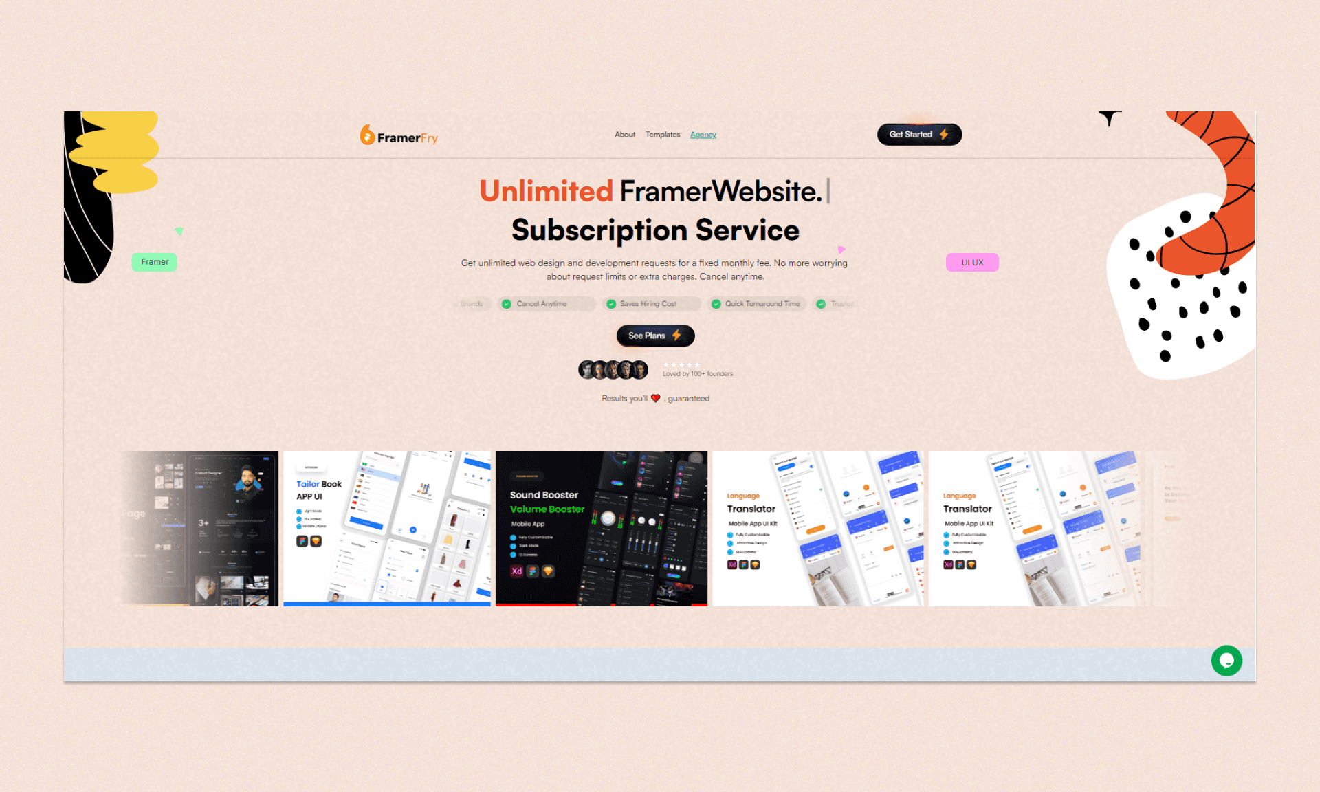 Framer Templates & UI UX Kits | Framer Expert Agency