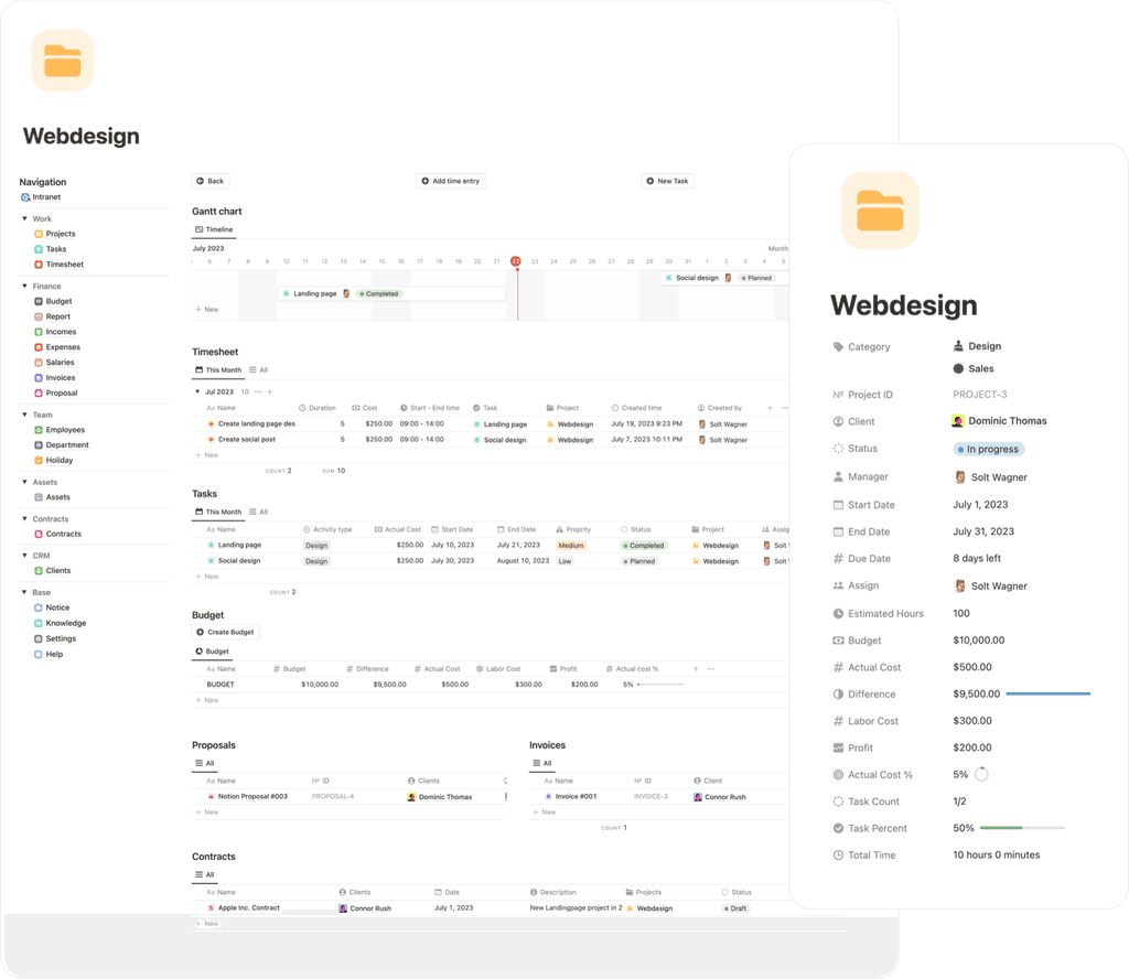 9 Notion Time Tracker Templates for 2025 - Solt Wagner
