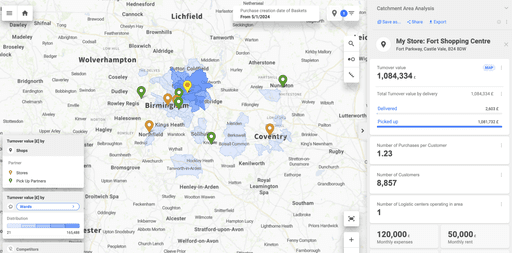 Catchment Area Analysis | Gain Customer Insights | CleverMaps