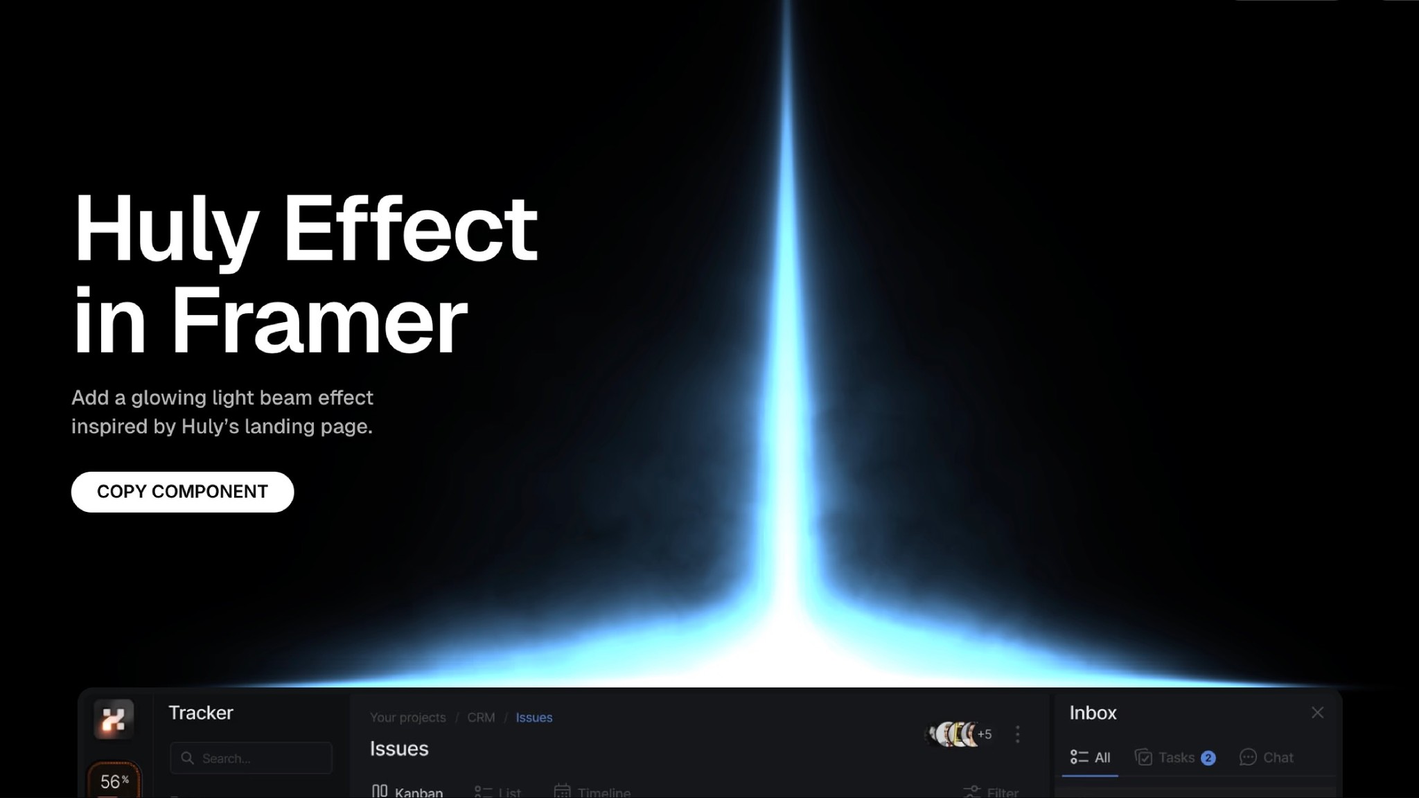 Huly Effect for Framer — Framer Resource