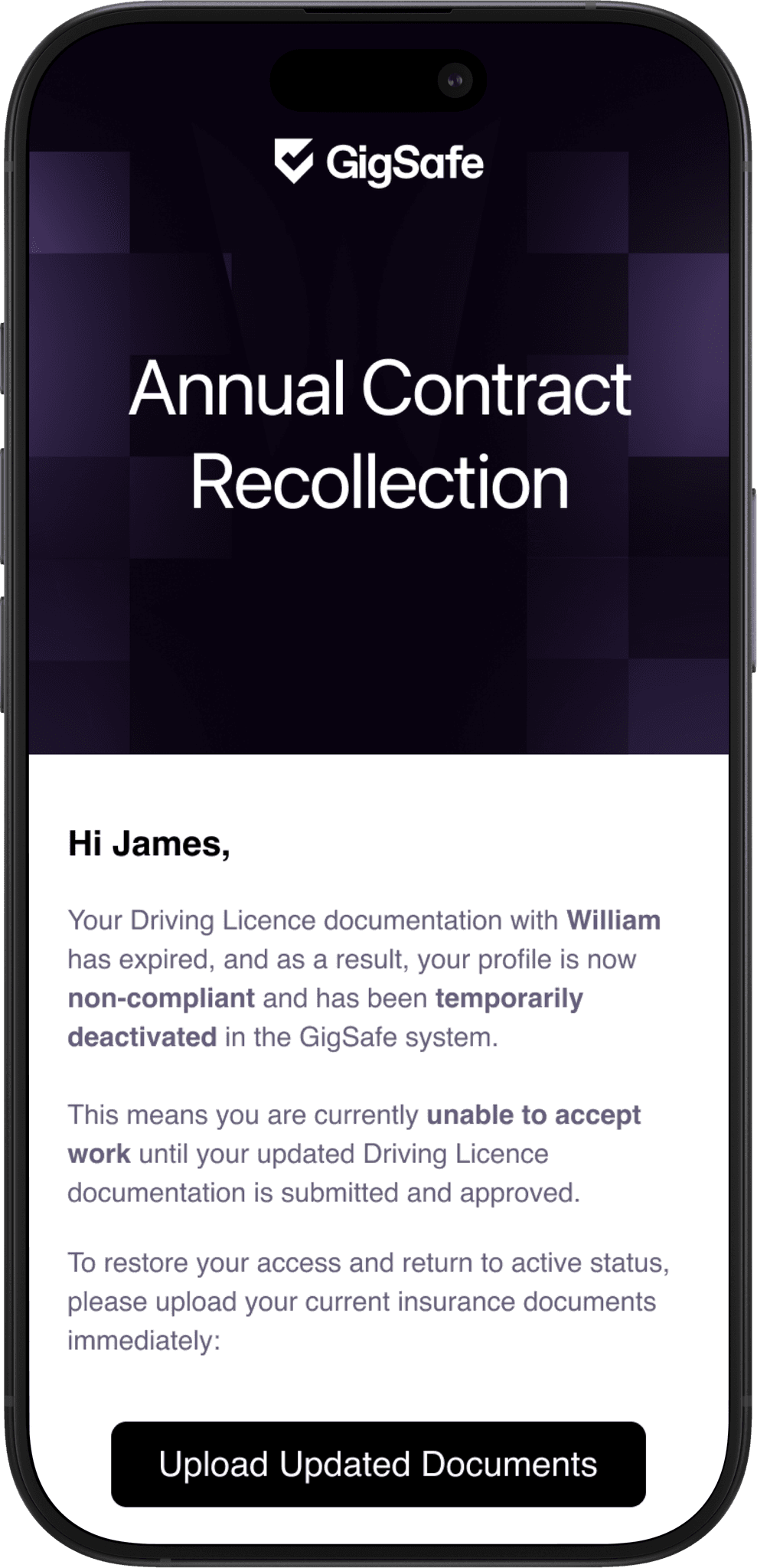 GigSafe | Custom Compliance Engine for Logistics