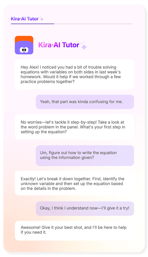 AI-powered tutoring that works hand-in-hand with educators