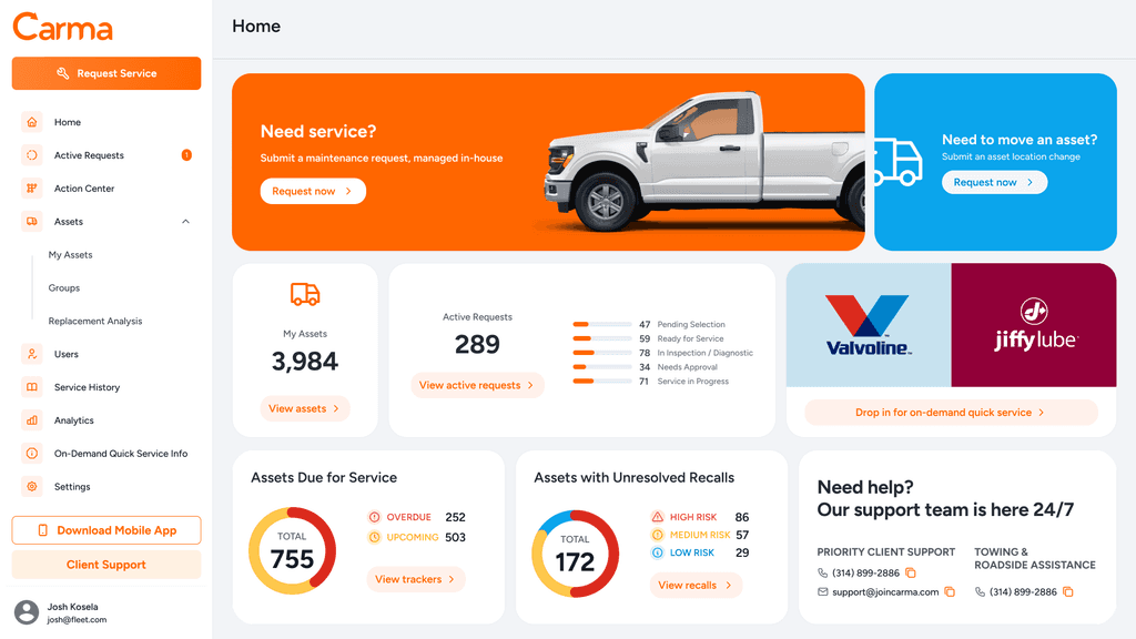 Carma - The AI operating system for modern fleets.
