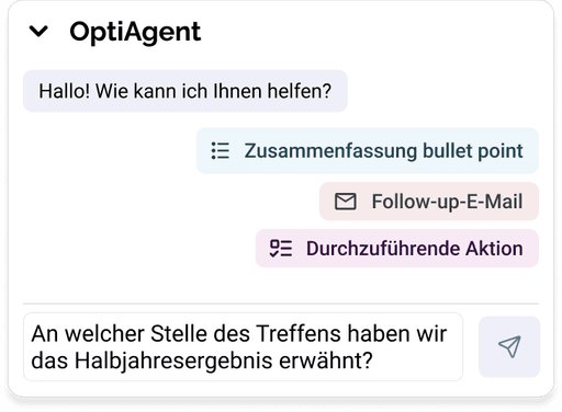 Optiverse - Der umfassende AI-Meeting-Partner