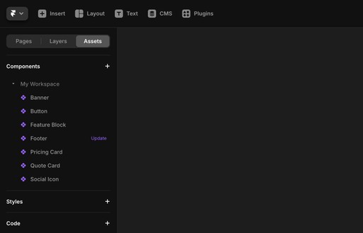 Best Practices for Setting Up a Component Library — Framer Help
