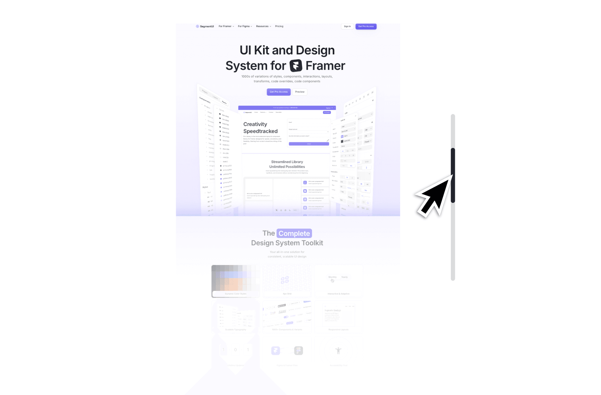 Free Resources, Components & UI Kits for Framer & Figma