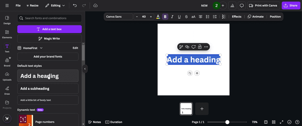 How to Flip Text in Canva – Horizontal & Vertical Flip Guide - 1 minute ...