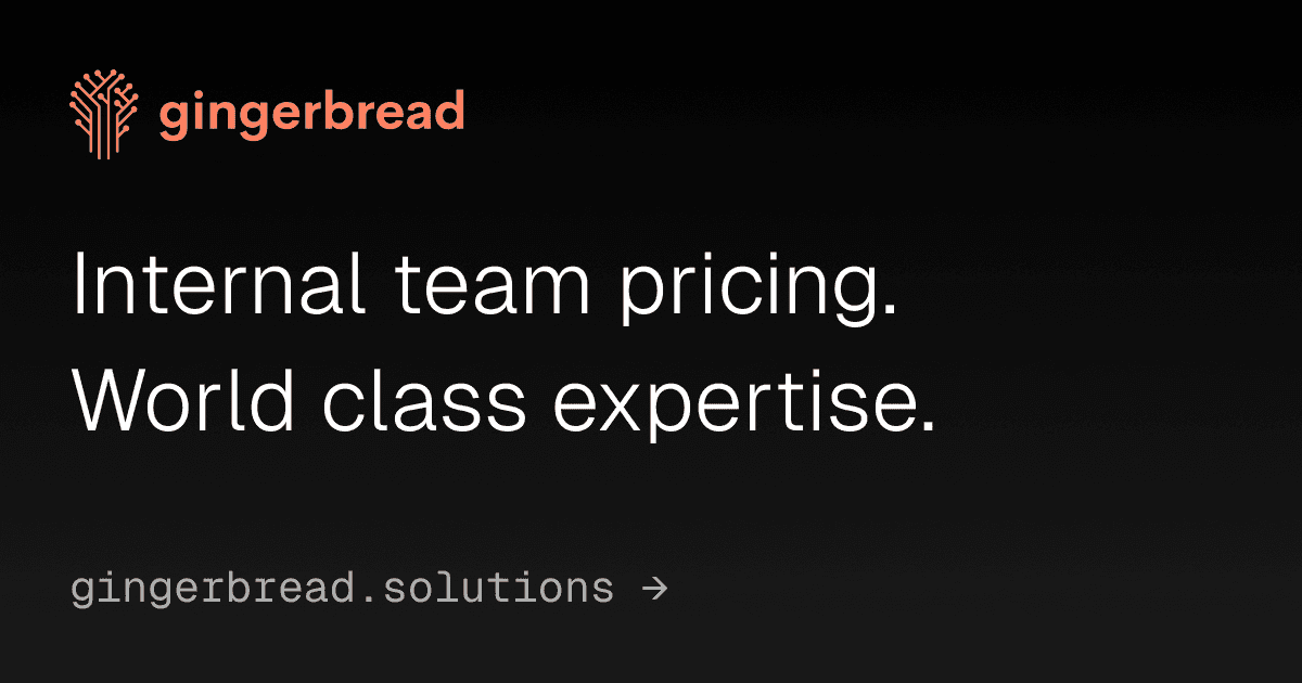 Gingerbread – Start hiring with gingerbread