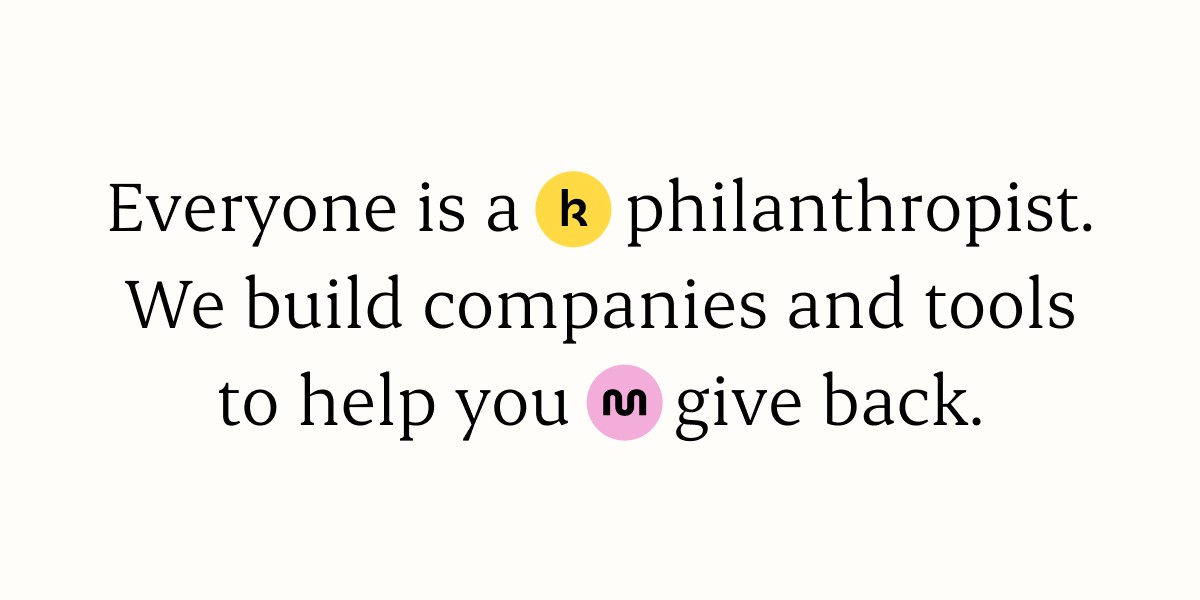 Kwanda - Everyone is a philanthropist.