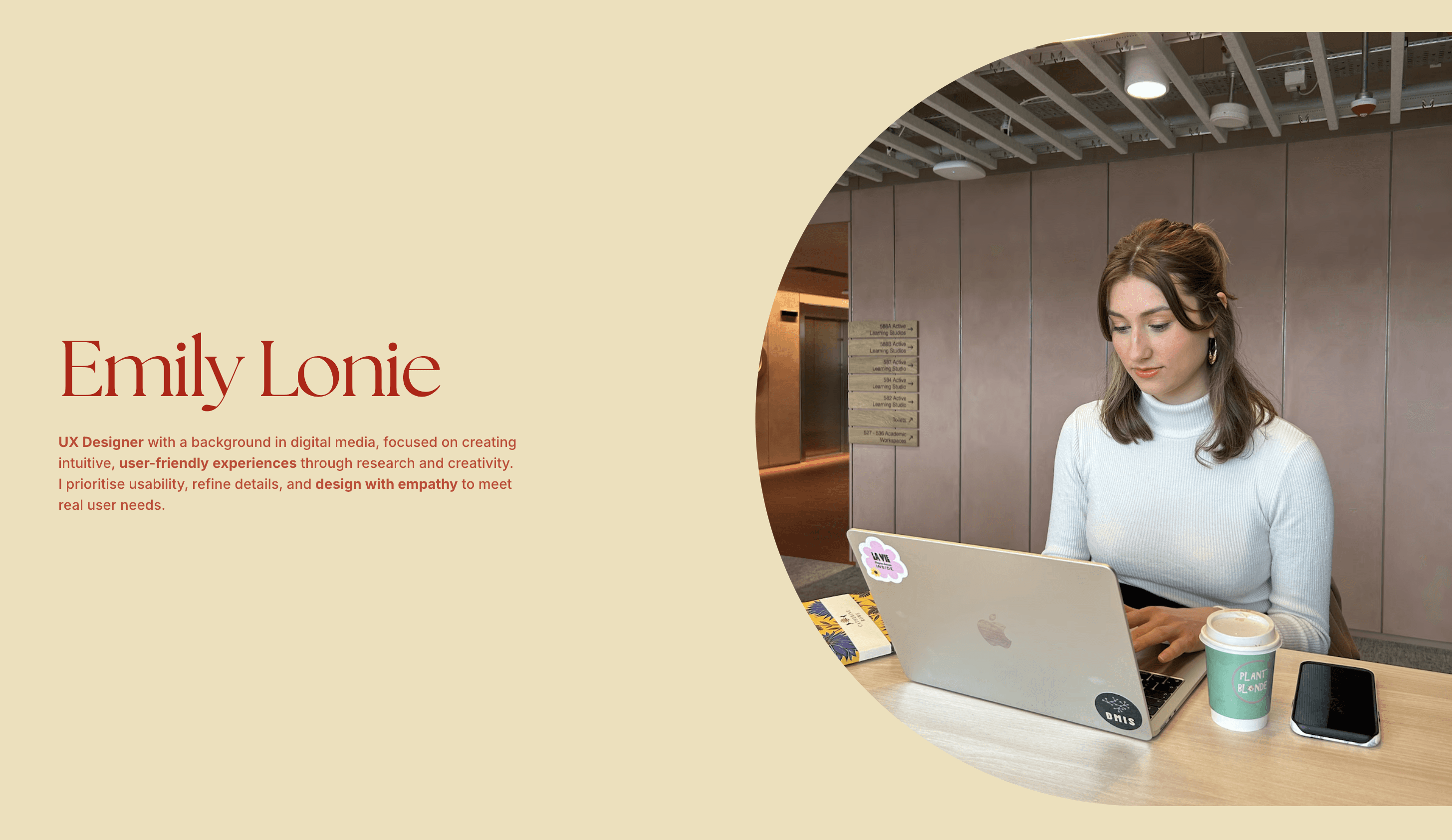 Emily Lonie - UX Designer