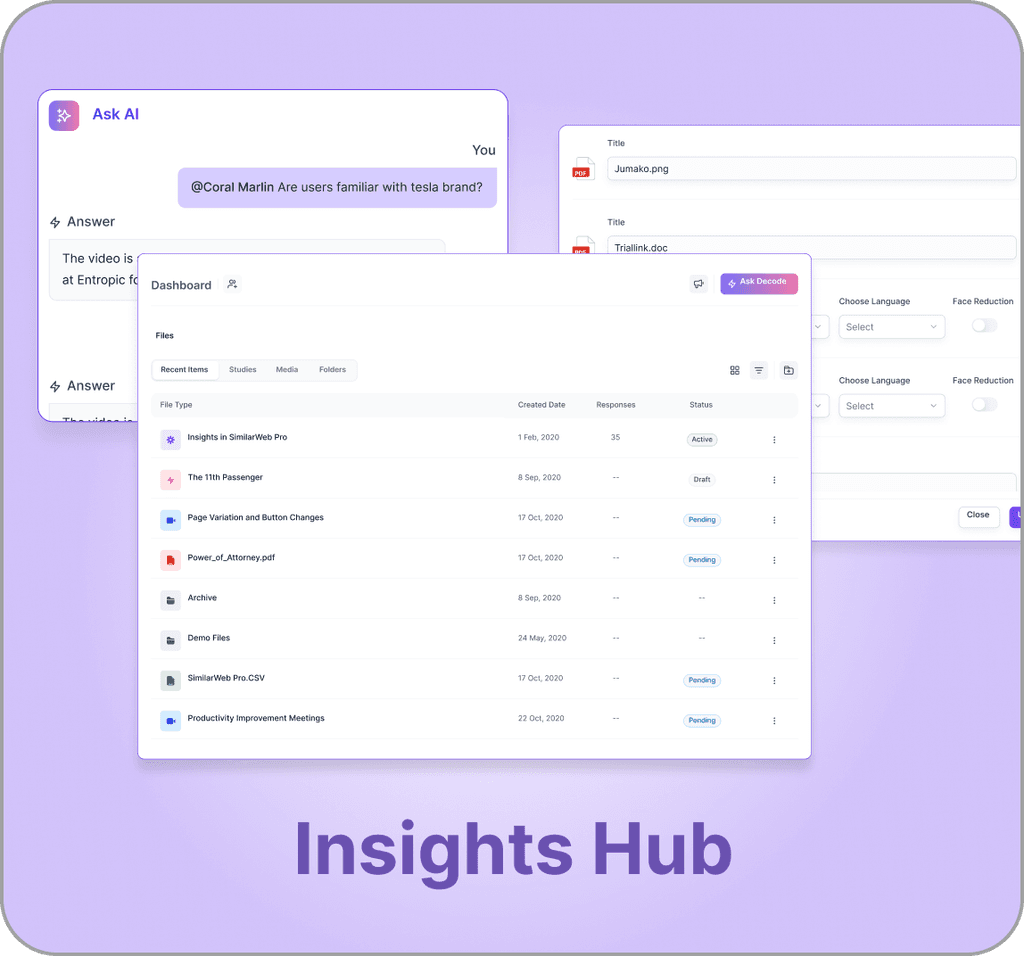 Entropik | Decode Unified Insights Platform