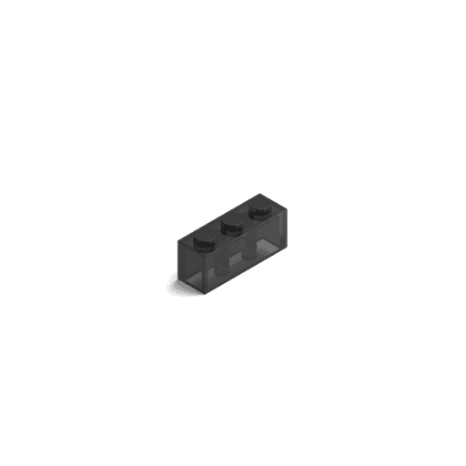 Shapefest™ | Black Transparent Isometric Building Blocks 3D Illustrations