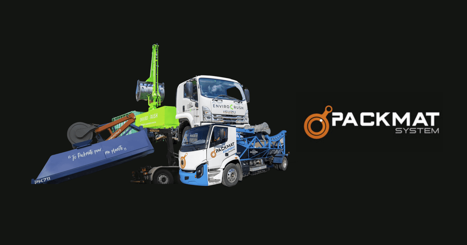 Packmat | Mobile Waste Roll Packers