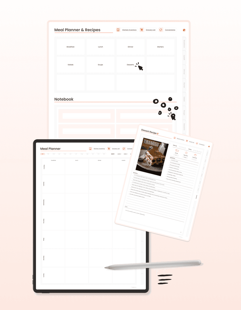 Digiplanner.io - Digital Recipe & Meal Planner