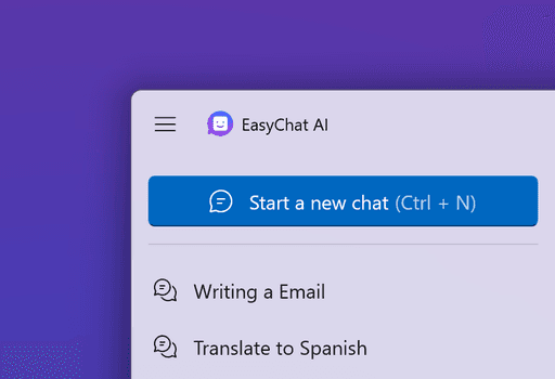 EasyChat AI - Best ChatGPT experience on Windows