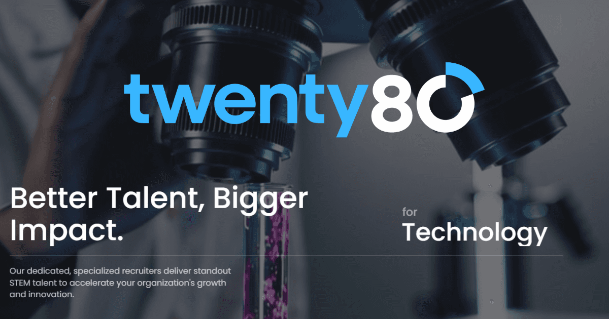 Twenty80 – Recruiting Top STEM Talent with Purpose