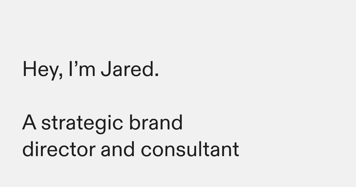 Jared Henriques - Strategic Brand Director