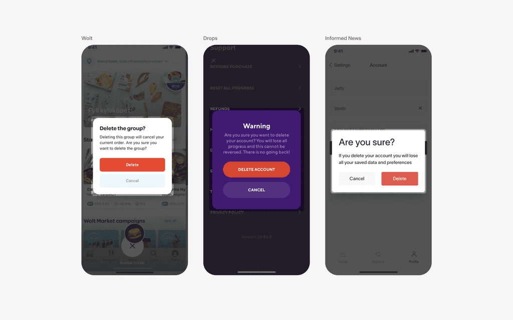 Dialog UI Design: Best practices, Design variants & Examples | Mobbin ...