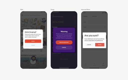 Dialog UI Design: Best practices, Design variants & Examples | Mobbin ...