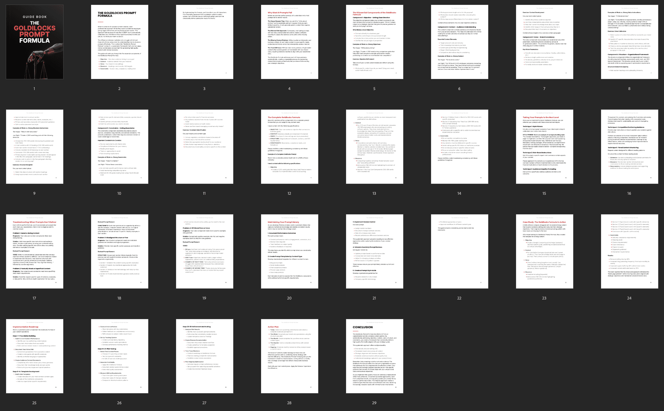 PLR Ebook - The Goldilocks Prompt Formula