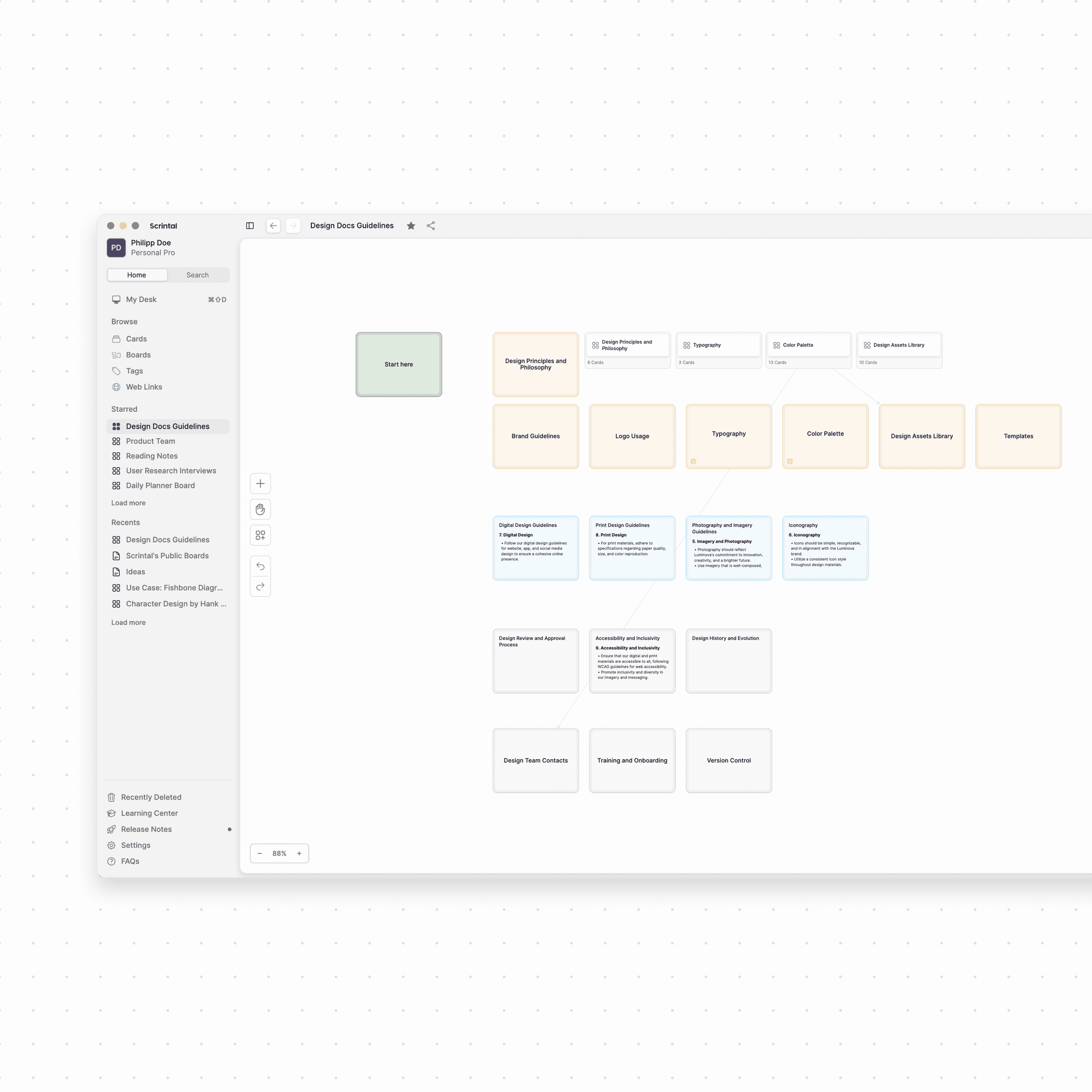 Scrintal - The most customizable Knowledge Graph