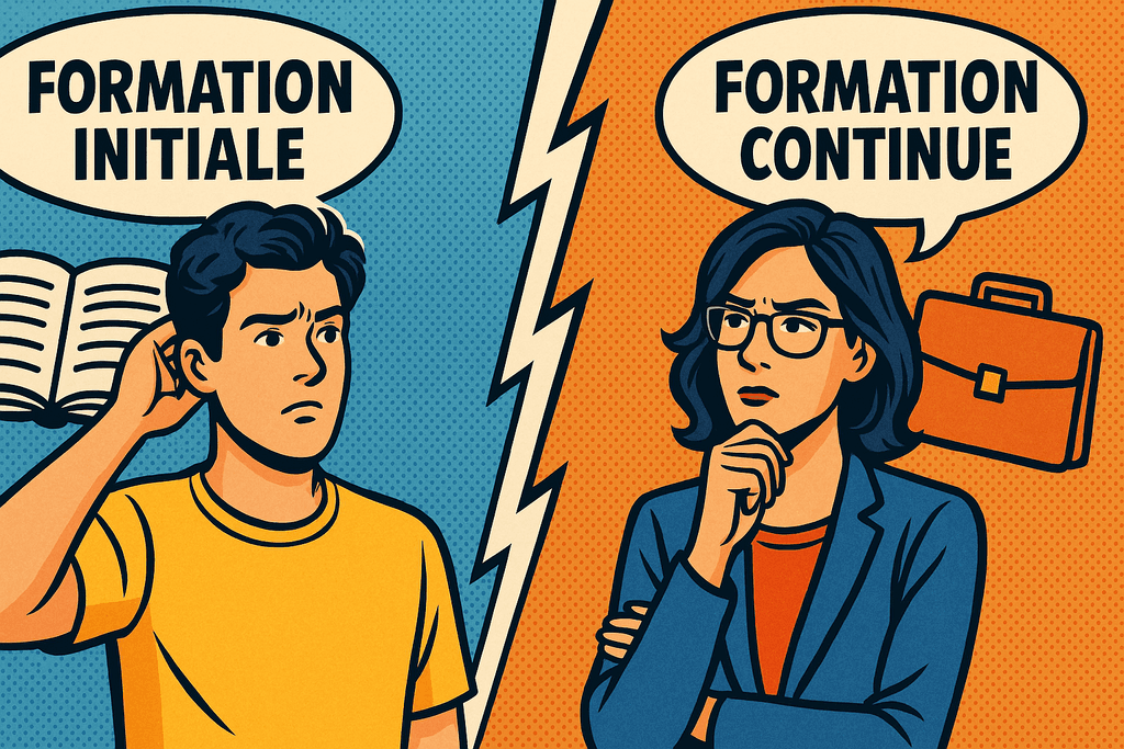 Quelles différences entre la formation initiale et continue ? - Groupe Kwark
