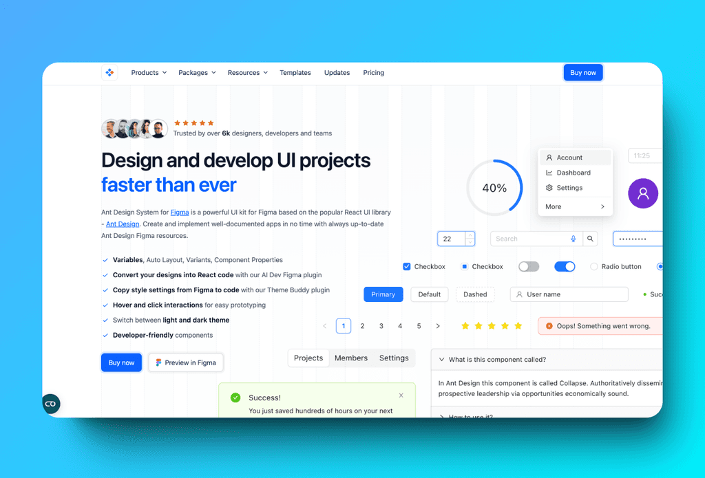 20 Best Figma UI Kits for Designers in 2025