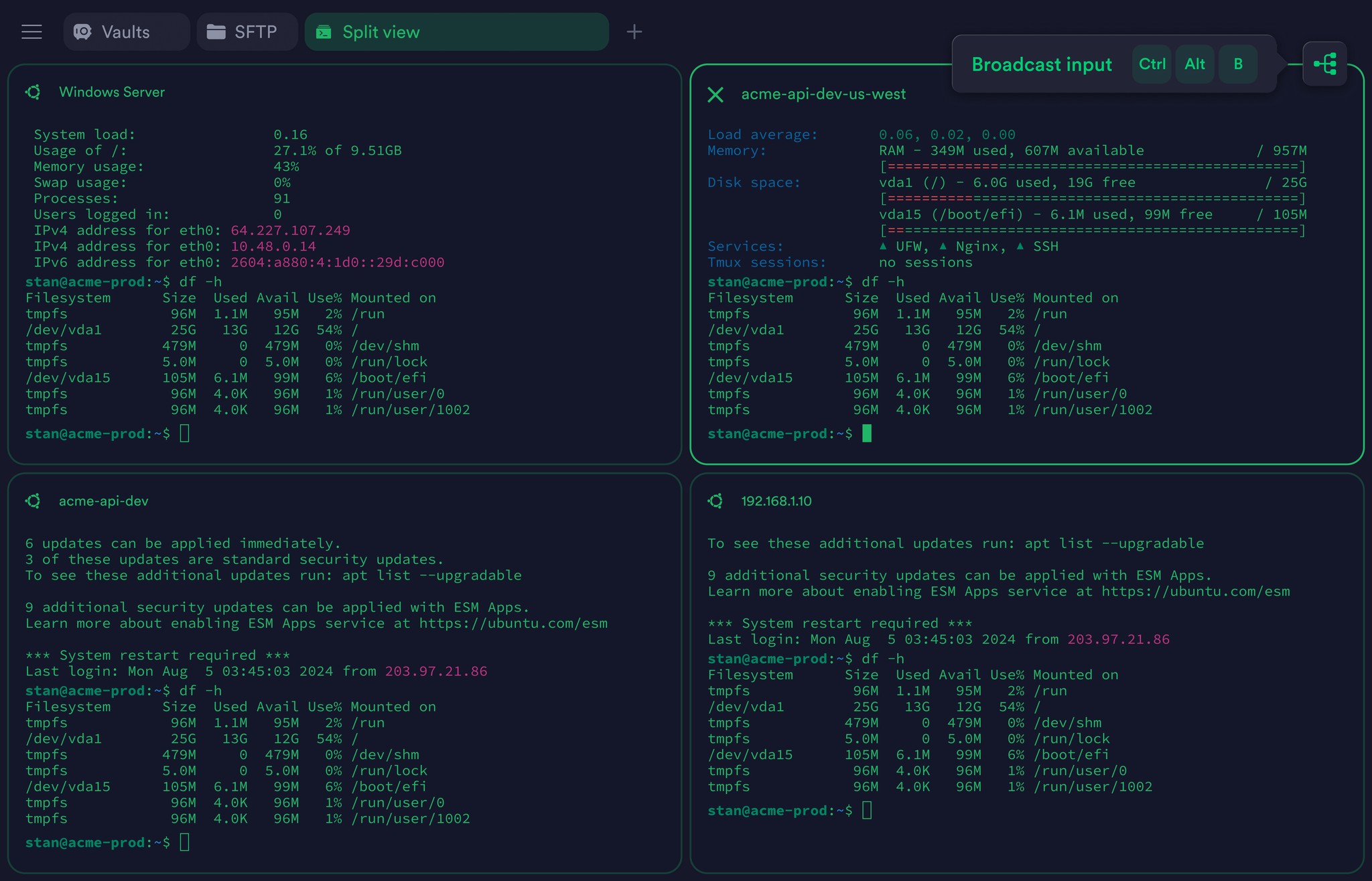 Free SSH Client for Linux