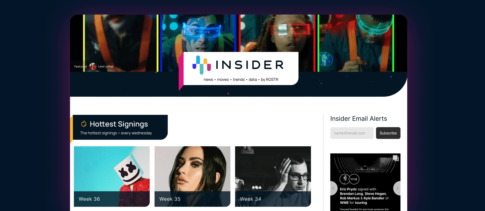 ROSTR Updates - Introducing ROSTR Insider