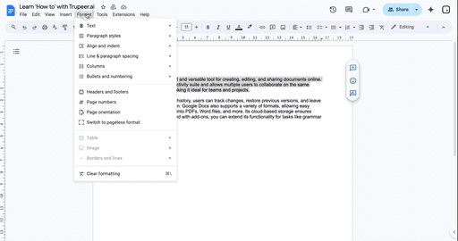 How to Double Space in Google Docs - 1 minute video guide