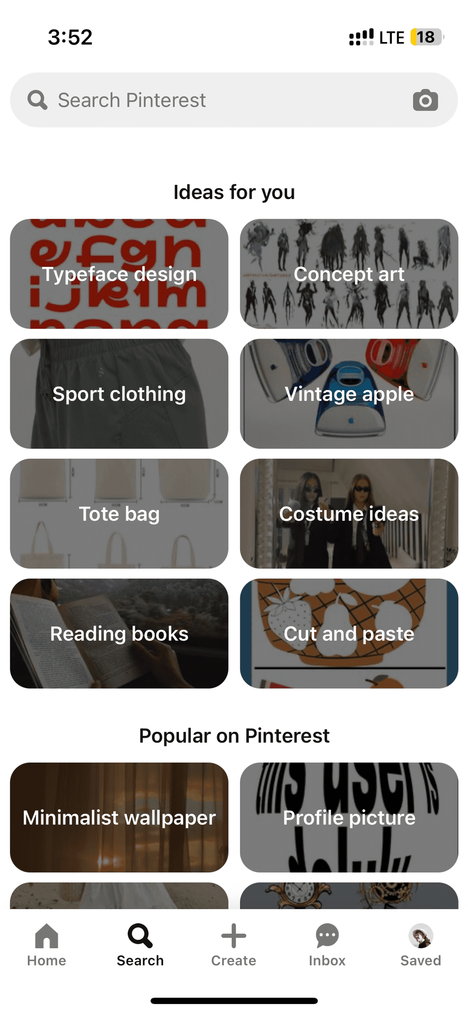 Pinterest iOS UI Design | Free Mobbin Alternative