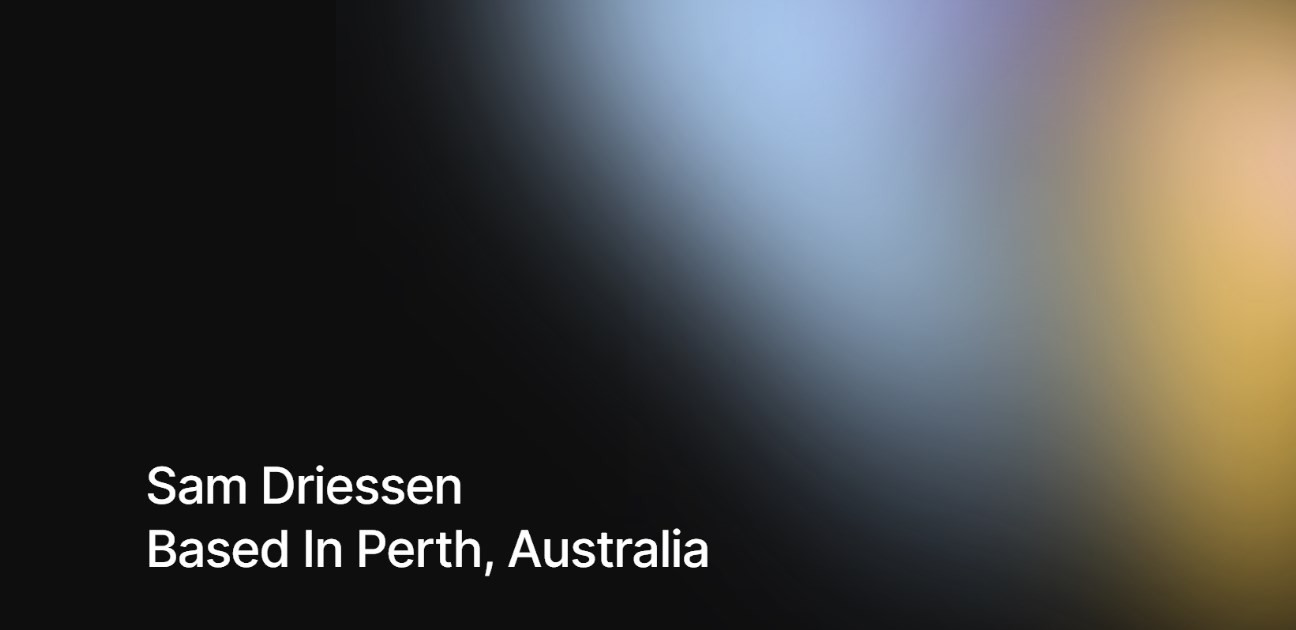 Sam Driessen — SEO Specialist // Perth, WA