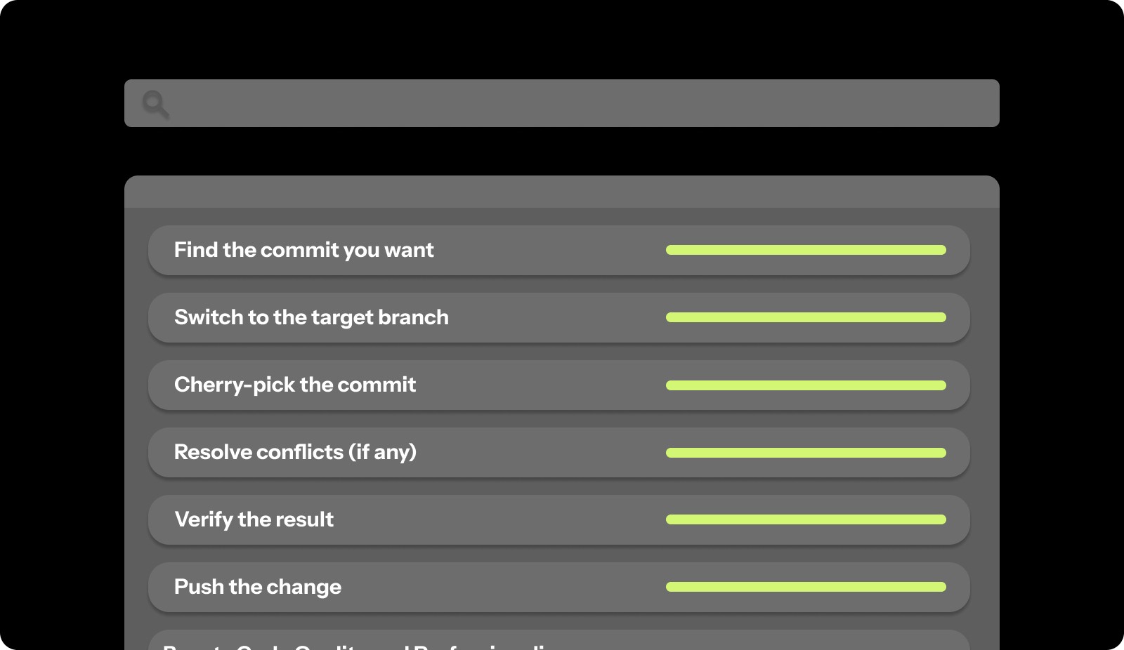 How to Cherry Pick a Commit from Another Branch?