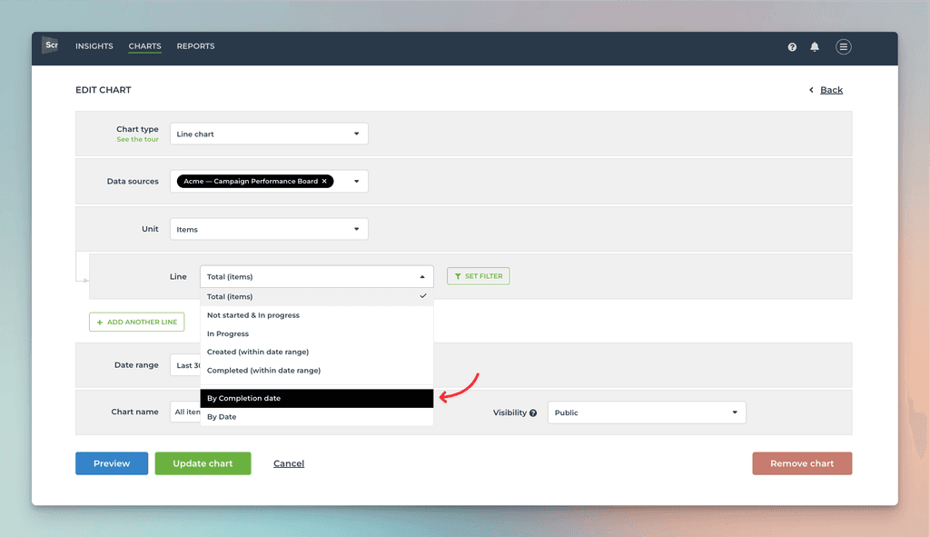 Create charts using Jira custom fields - Screenful Guide
