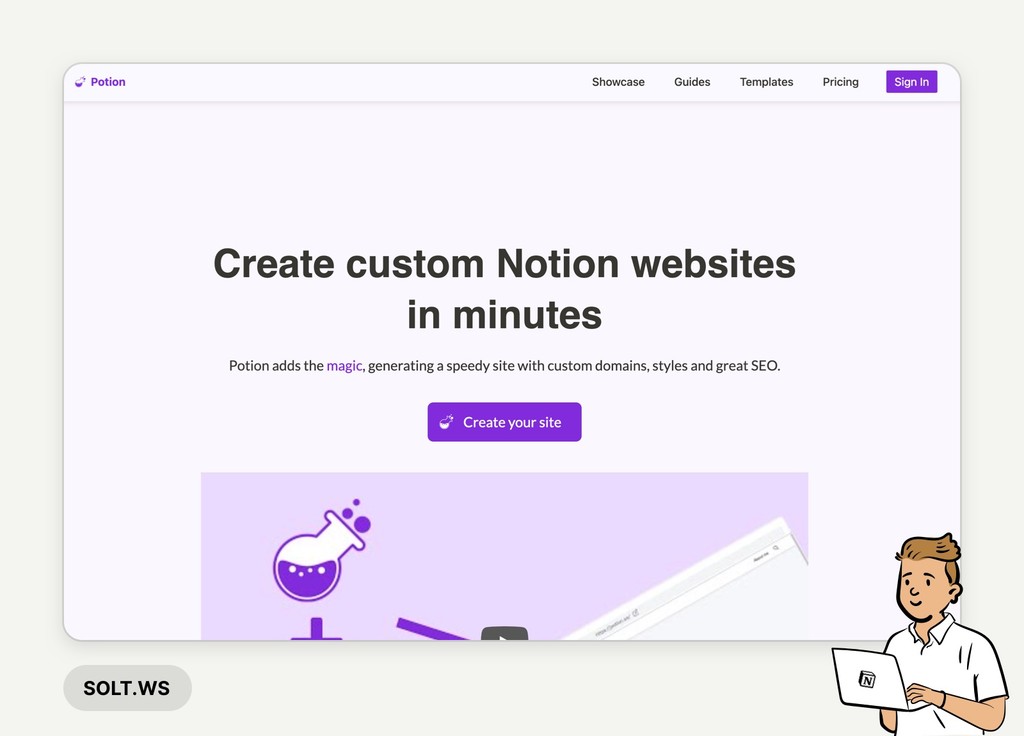 Best 10 Notion Website Templates - Solt Wagner