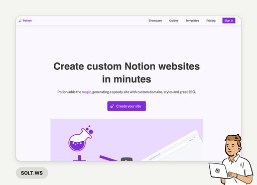 Best 10 Notion Website Templates - Solt Wagner
