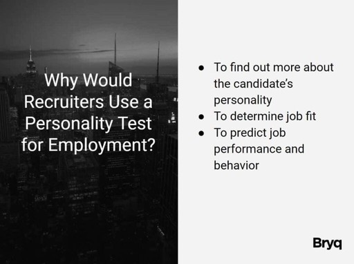 Personality Tests: Assessing Behavioral Patterns | Bryq