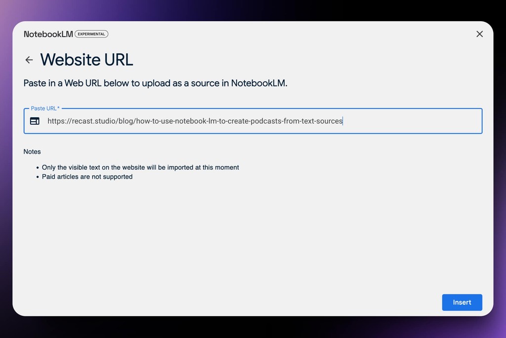 How to create Notebook LM Podcast