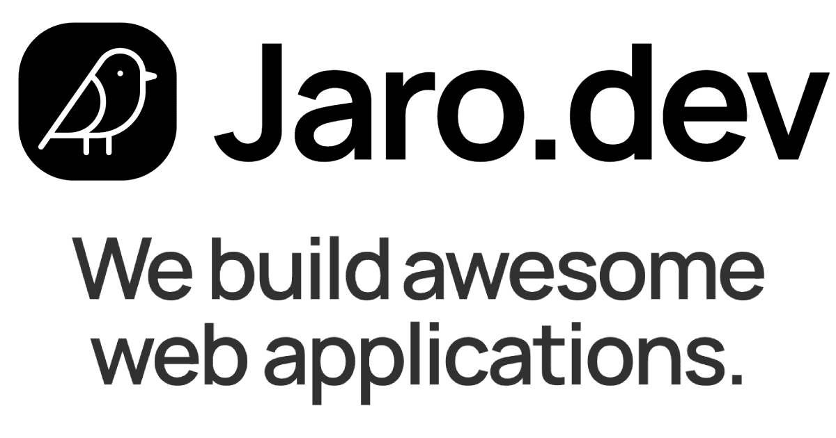 Jaro.dev | Web Applications Done Right
