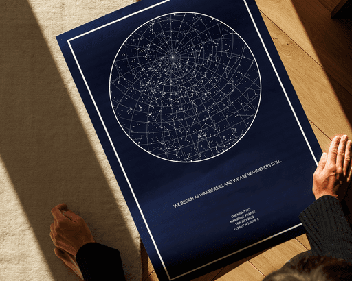 Night Sky Classic Star Map Print