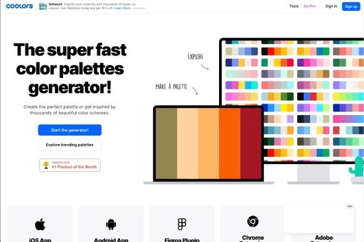 Coolors - Toolfolio.io