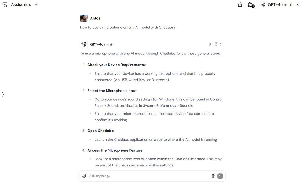 How to Use a Microphone with Perplexity AI, Everywhere