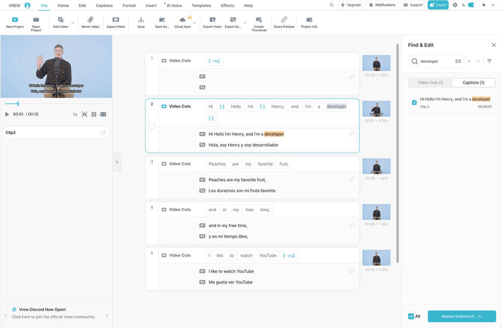 Text-Based Video Editing | Video Editor That Works Like Docs