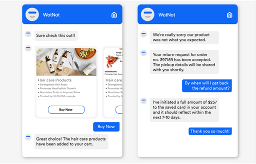 8 Essential Chatbot Scripts for an E-commerce Website | WotNot