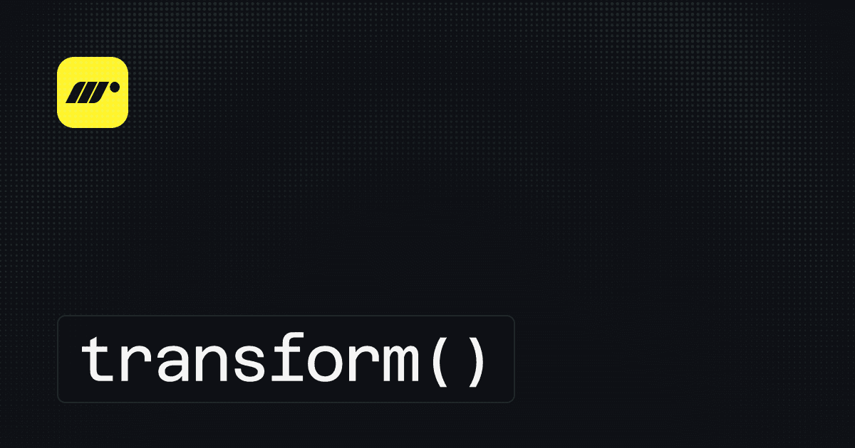 transform — Map a range of numbers, colors, more | Motion