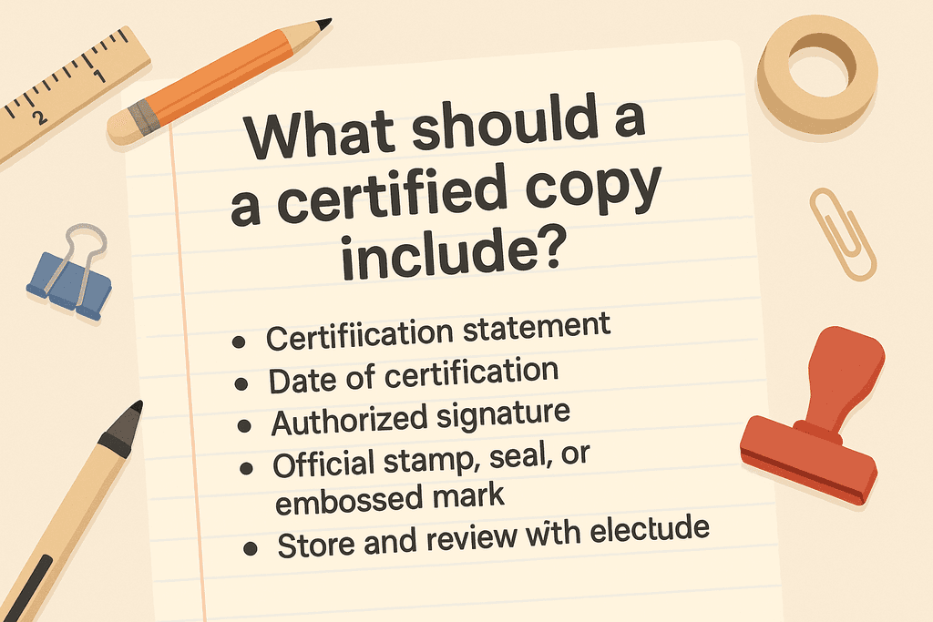 What Is a Certified Copy and When Do You Need One?