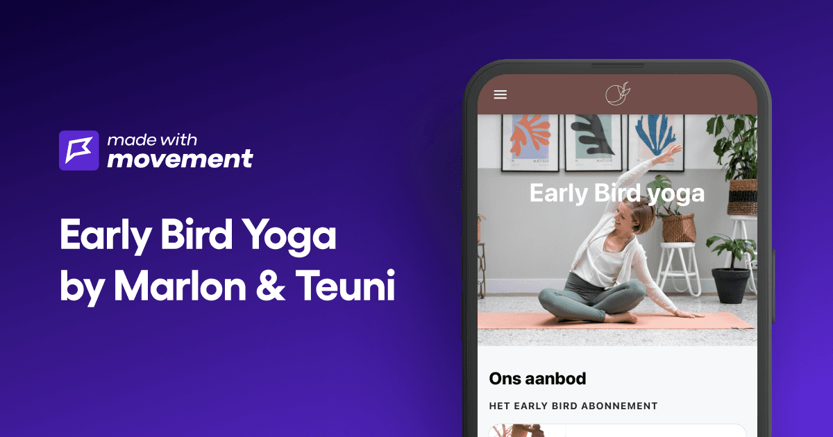 Early Bird Yoga by Marlon Boonman — Made with Movement