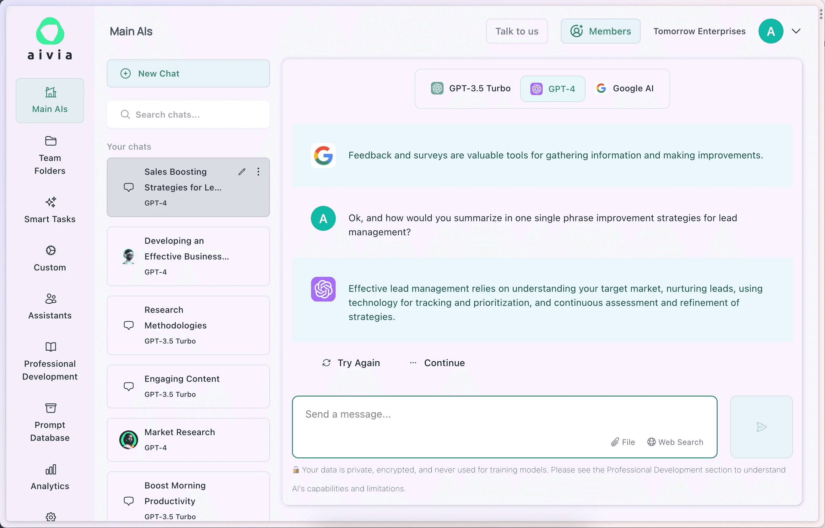 Aivia AI for Business